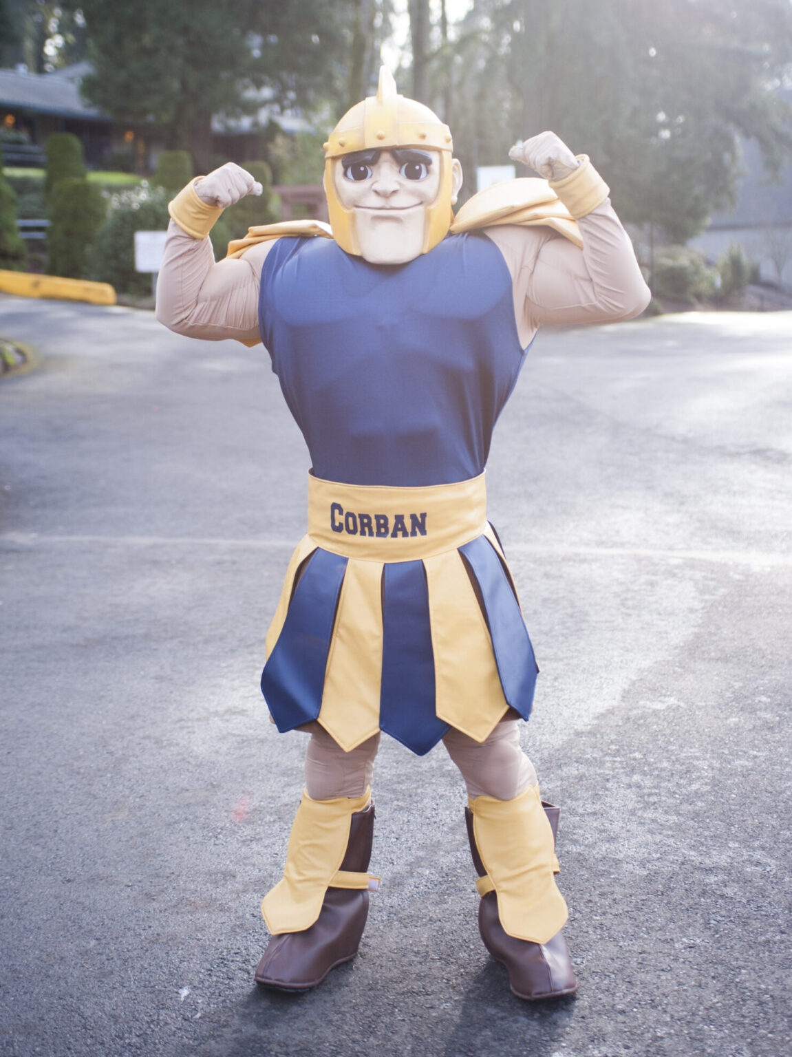 Corban’s mascot is Cadmar, an ancient warrior in full armor. The school ...