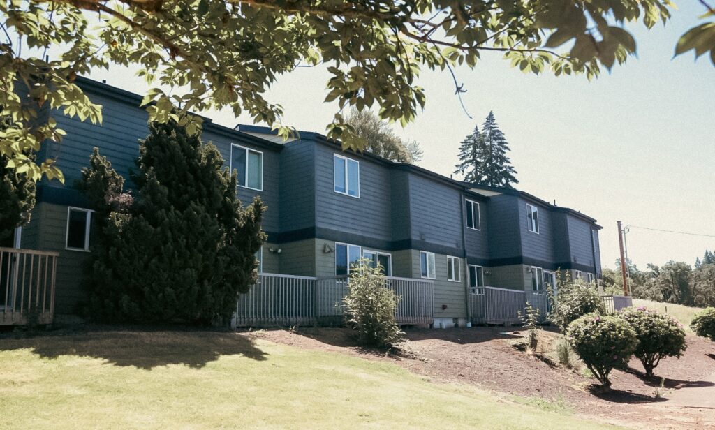 Located on the corner of Deer Park Drive and Aumsville Highway, the townhouses provide a more ...